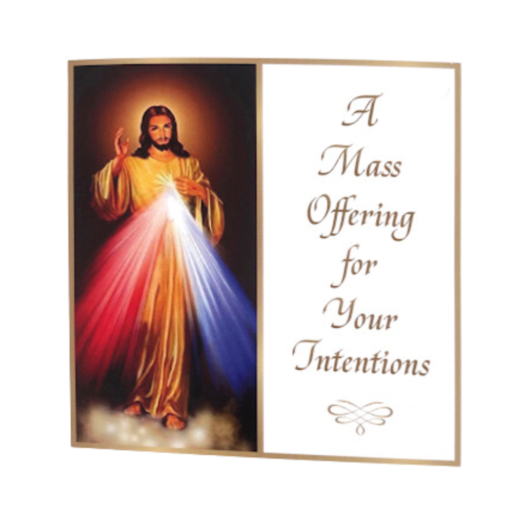 Mass Offering Card - Daughters of Divine Love Philanthropic Development ...